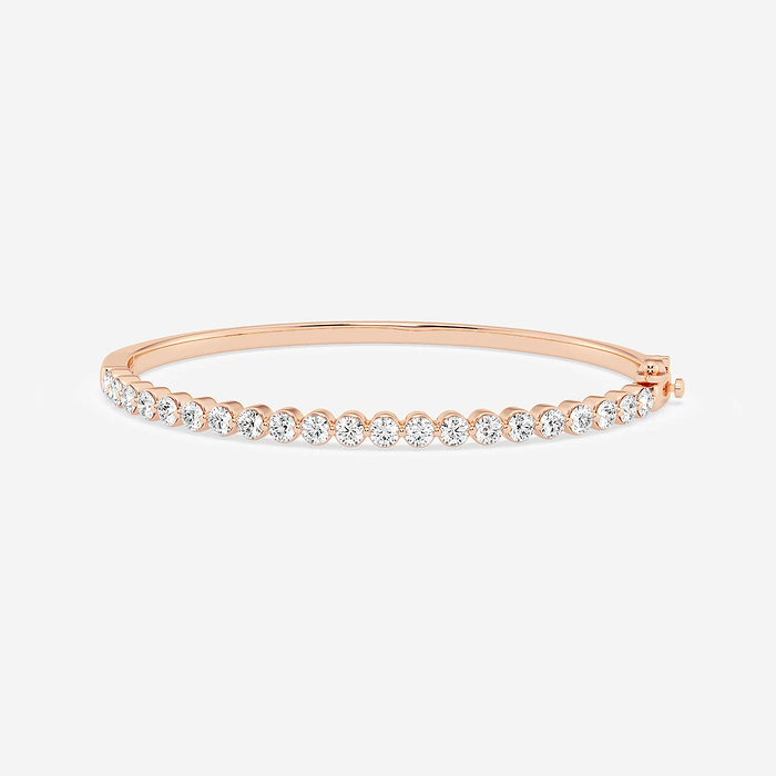 Lab Grown Diamond Bangle Bracelets - Bangle Bracelets