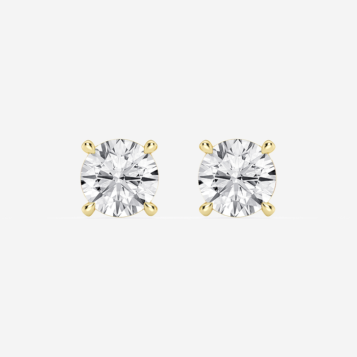 Lab Grown Diamond Stud Earrings | Diamond Stud Earrings