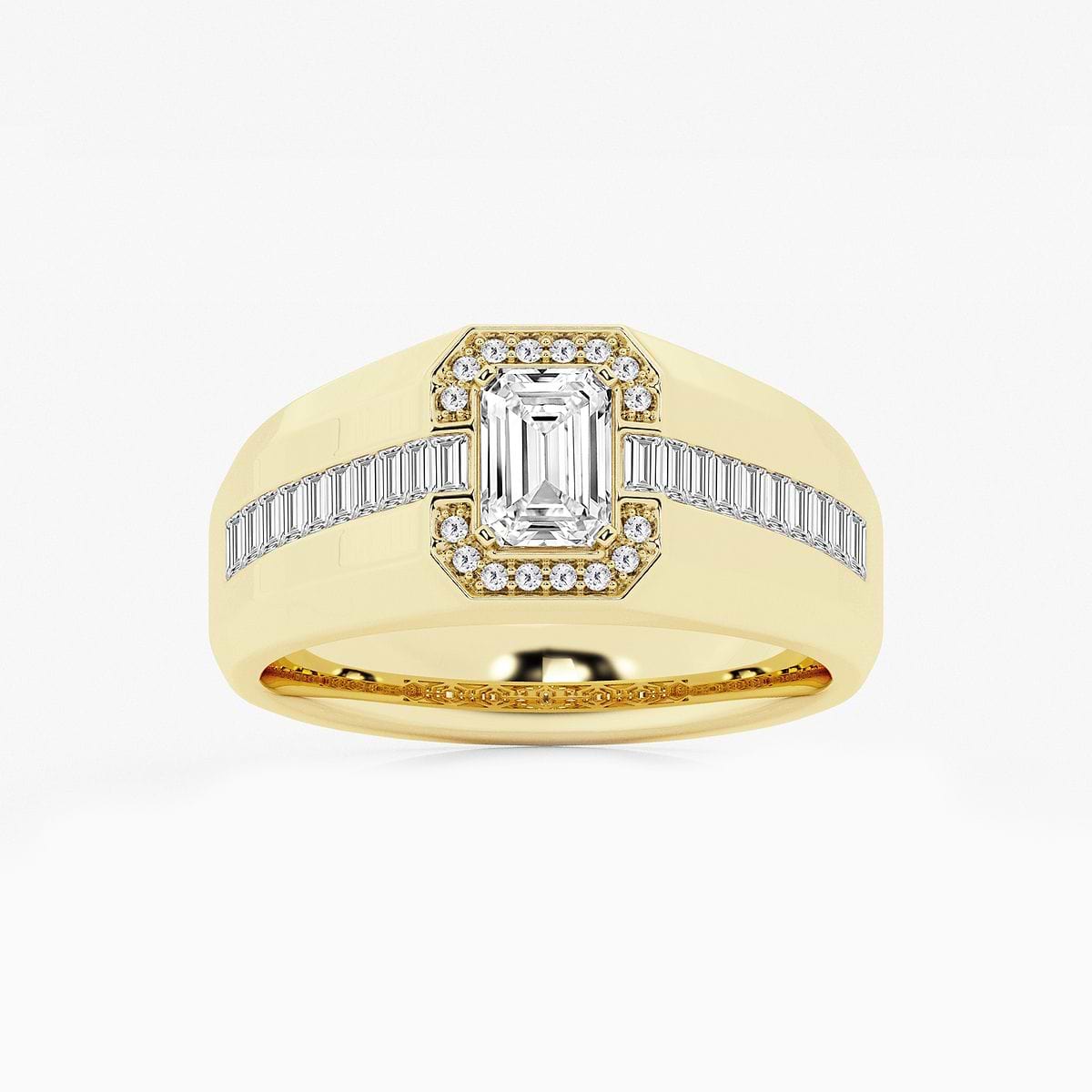 Wide band engagement rings with side stones store