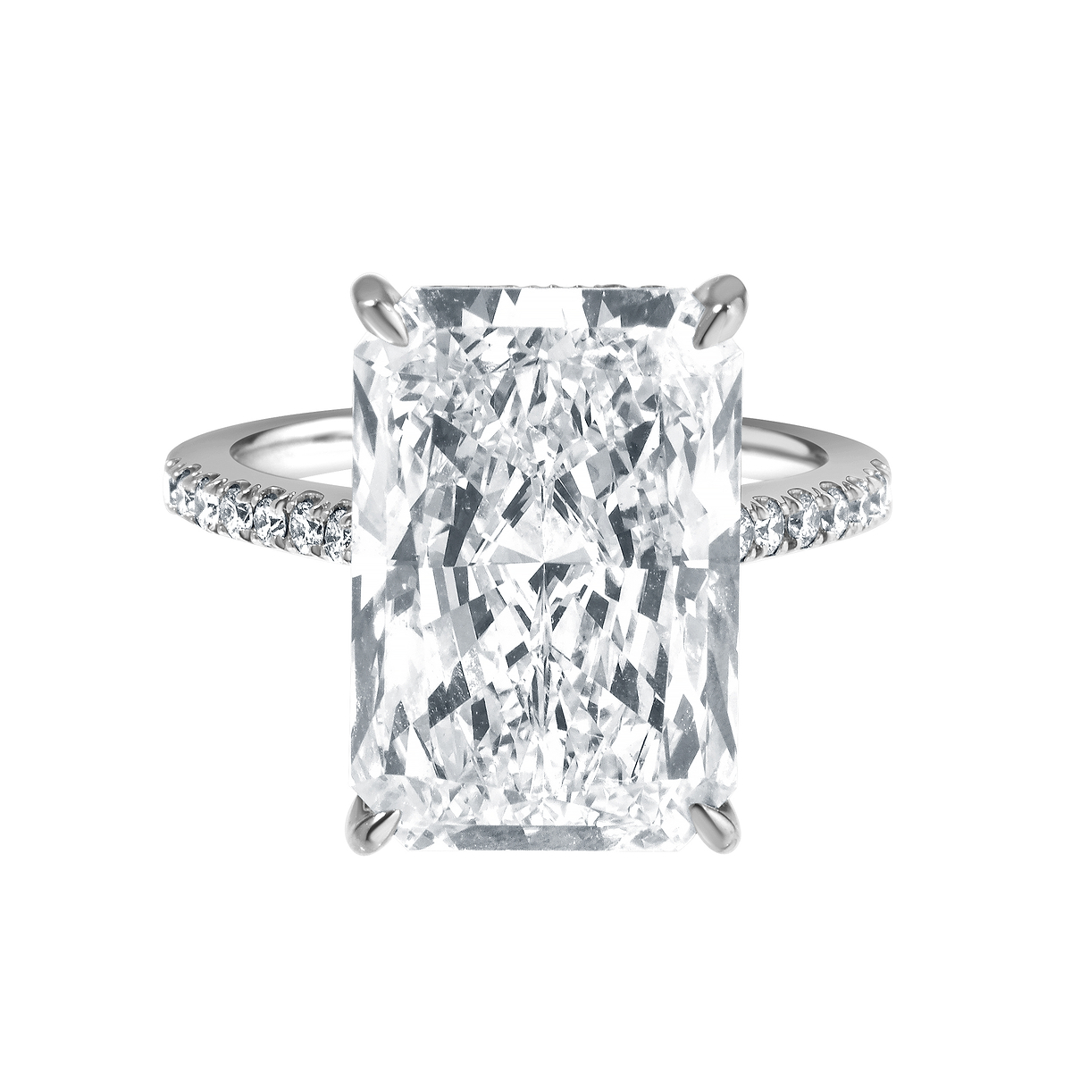 Radiant Engagement Ring - Grownbrilliance