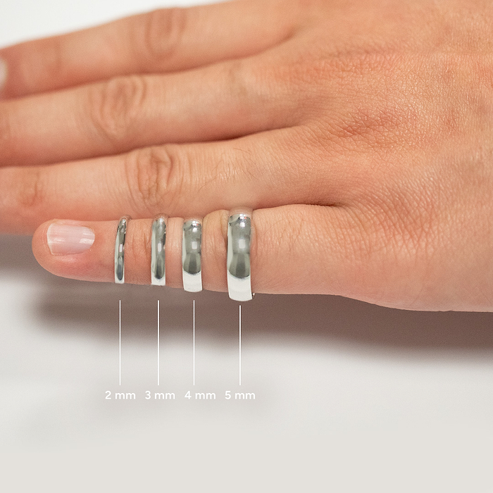 4mm High Polished Classic Wedding Band - Grownbrilliance